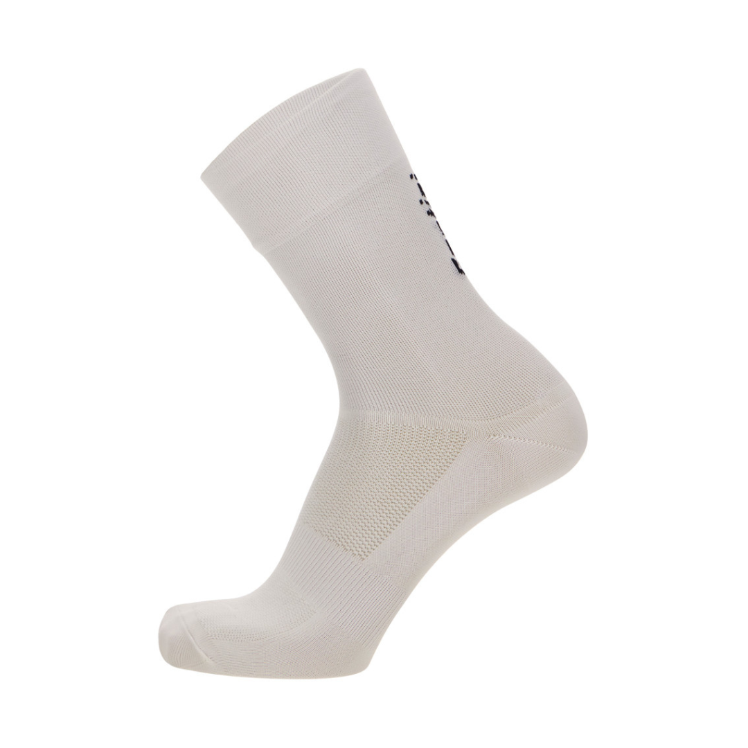 Santini Brand Cykelstrømpe Hvid